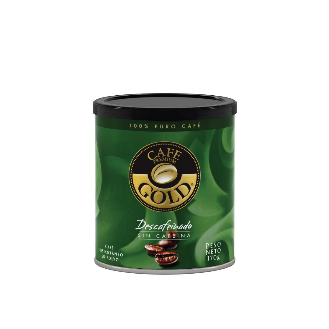 CAFÉ GOLD DESCAFEINADO 170GR - CynaPlus, insumos industriales en Puerto ...